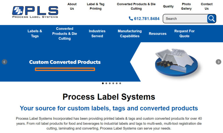 Process Label Systems, Inc | Die Cutting Companies